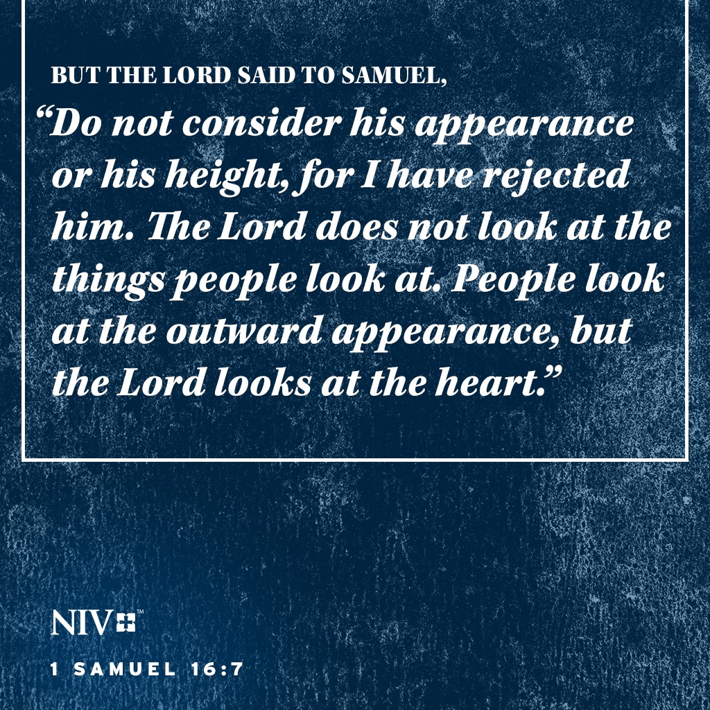 Niv Verse Of The Day 1 Samuel 16 7