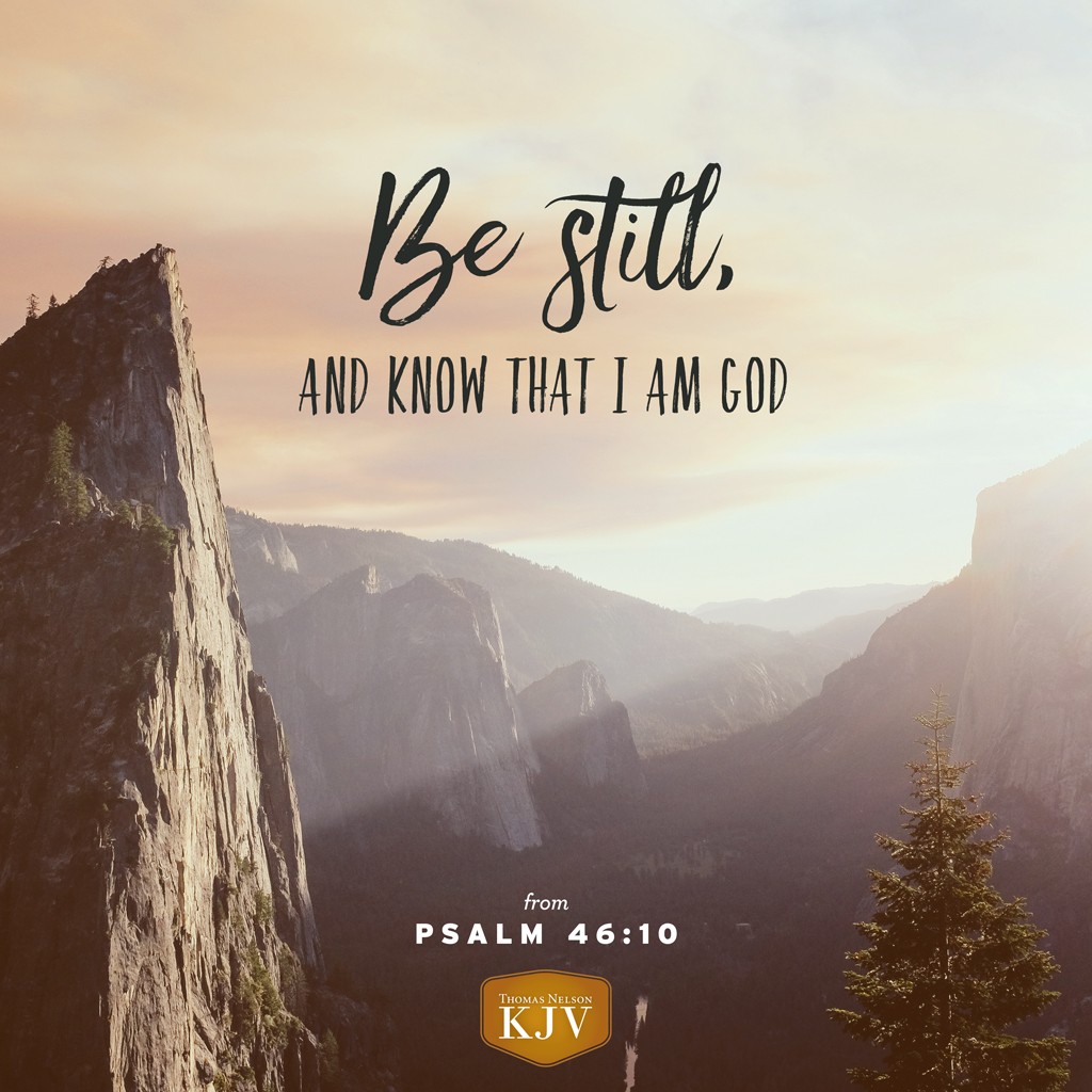 KJV Verse Of The Day Psalm 46 10