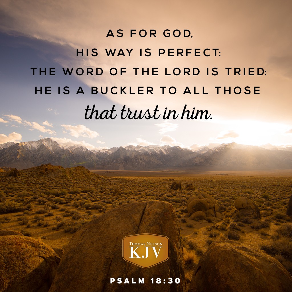 KJV Verse Of The Day Psalm 18 30