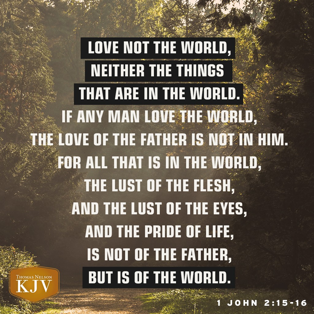 KJV Verse Of The Day 1 John 2 15 16