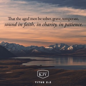 KJV Verse of the Day: Titus 2:2