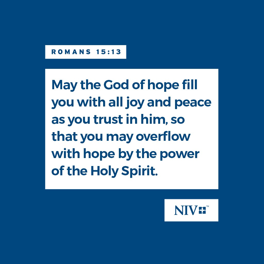 NIV Verse of the Day: Romans 15:13
