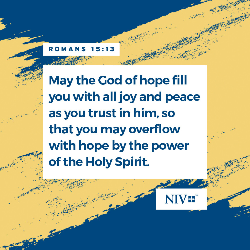 NIV Verse of the Day: Romans 15:13