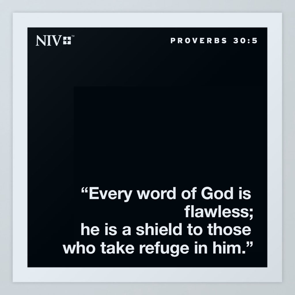 NIV Verse of the Day: Proverbs 30:5-6