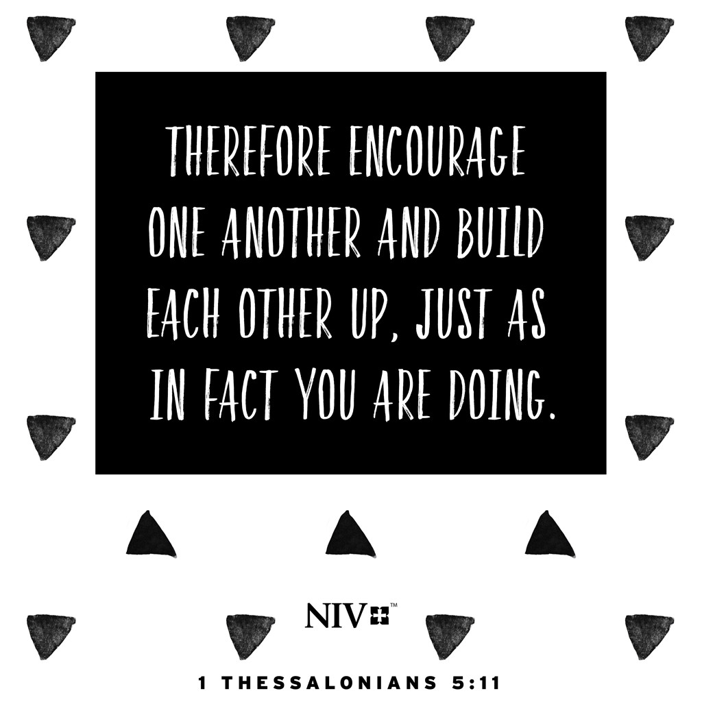 NIV Verse of the Day: 1 Thessalonians 5:11