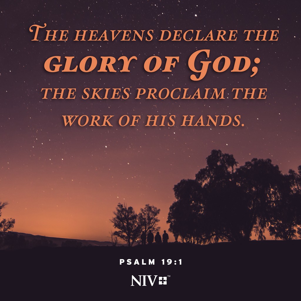 NIV Verse of the Day: Psalm 19:1-2