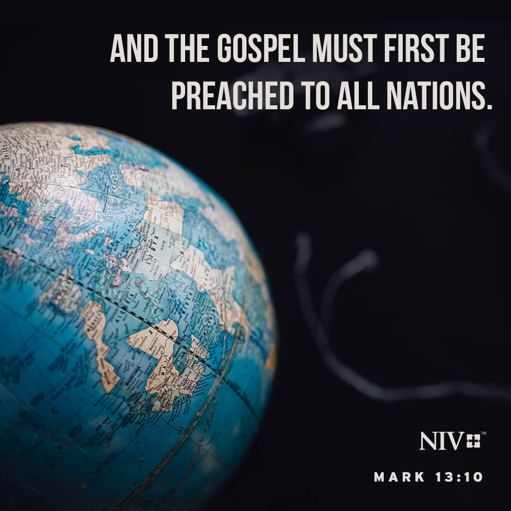 NIV Verse of the Day: Mark 13:10