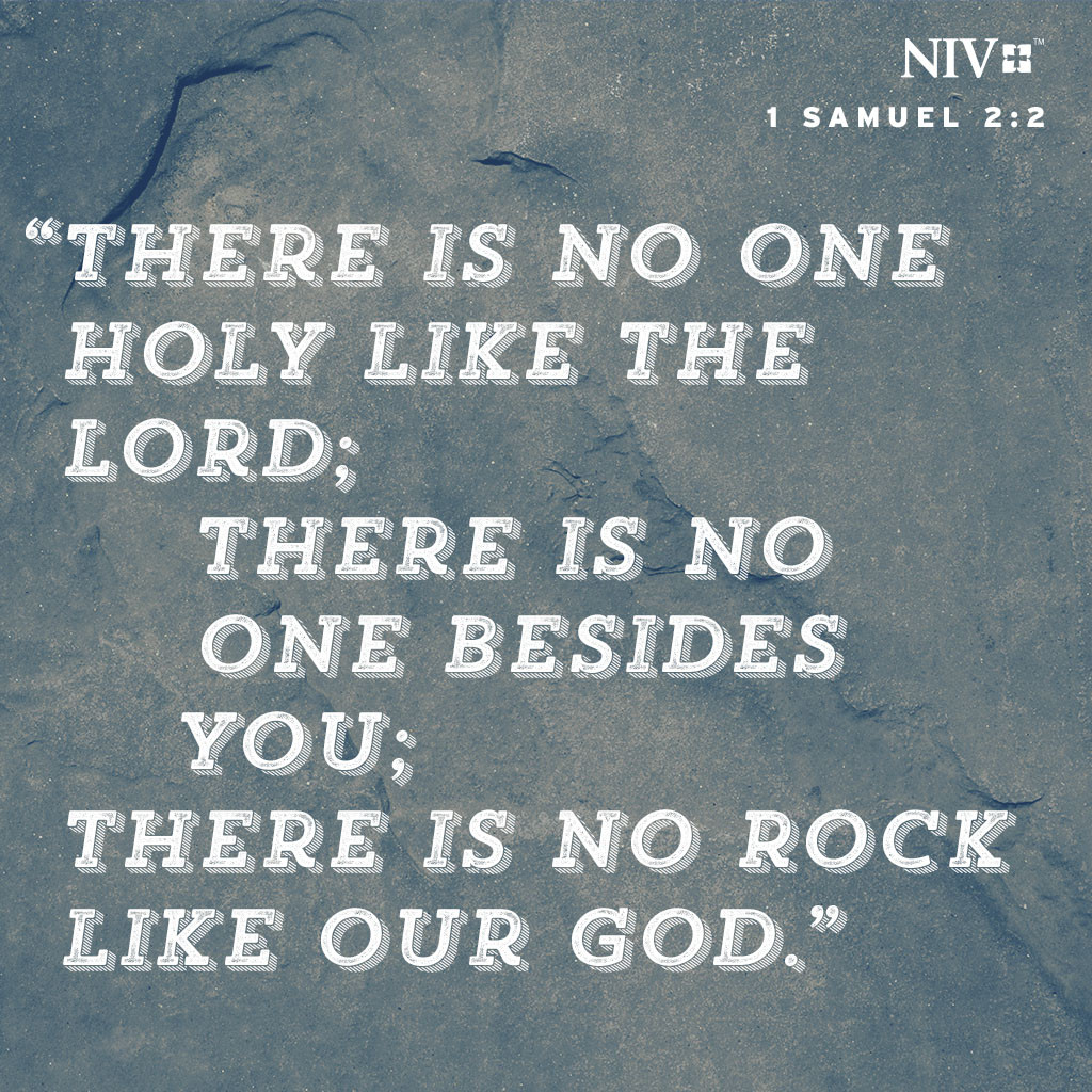 NIV Verse of the Day: 1 Samuel 2:2