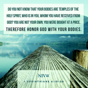 NIV Verse of the Day: 1 Corinthians 6:19-20