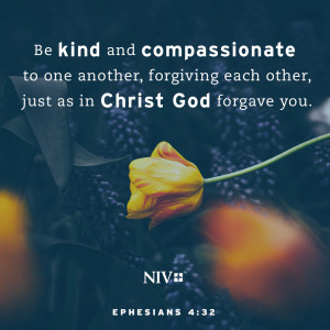 NIV Verse of the Day: Ephesians 4:32