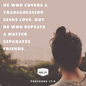 NKJV Verse of the Day: Proverbs 17:9