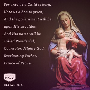 NKJV Verse of the Day: Isaiah 9:6