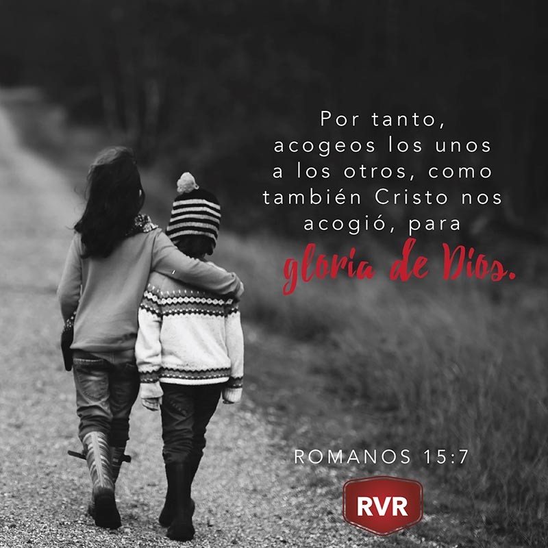 RVR Versículo Bíblico Diario: Romanos 15:7
